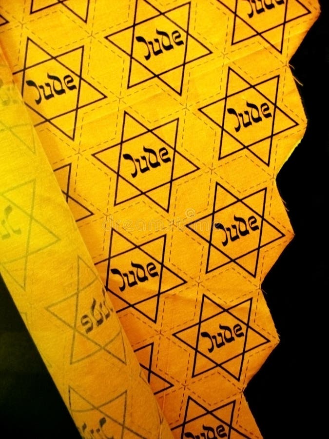 Yellow Star of David stock illustration. Illustration of berlin - 16667288