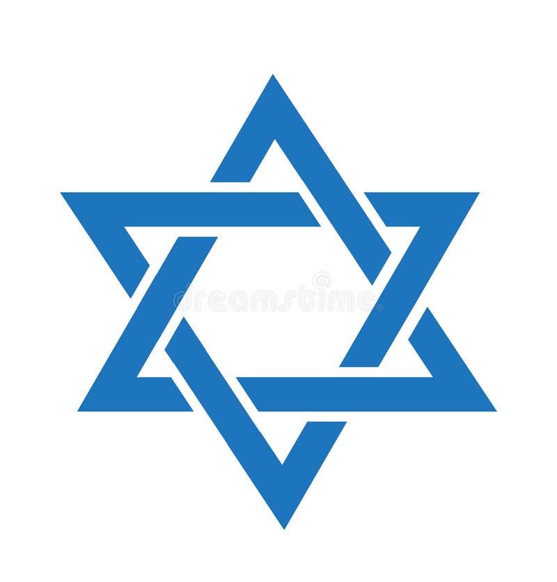 Star of David Icon. Star of David Flat Style. Star of David Isolated on ...