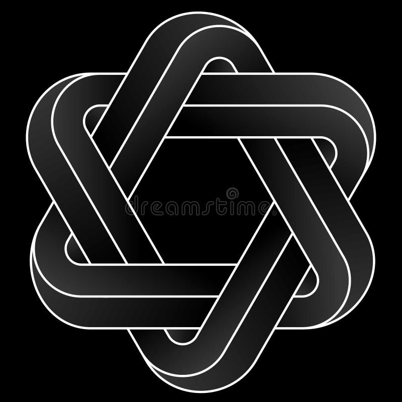 Endless Hexagram Stock Illustrations – 96 Endless Hexagram Stock ...