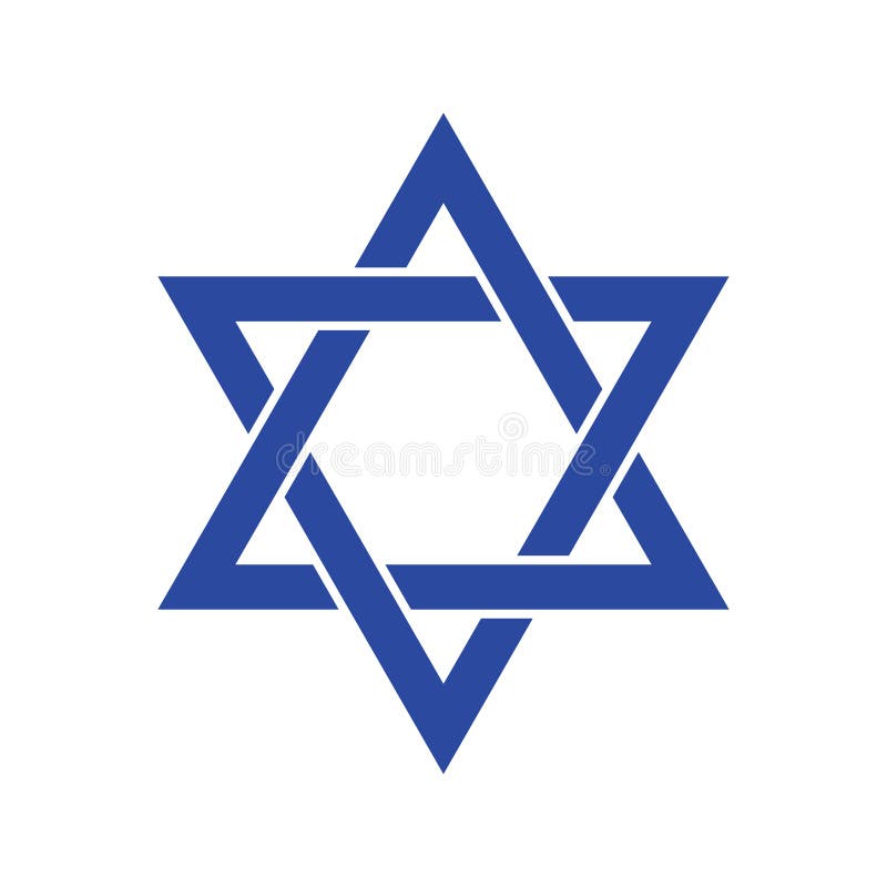 Star David Line Isolated Vector Element for Banner Design. Symbol ...