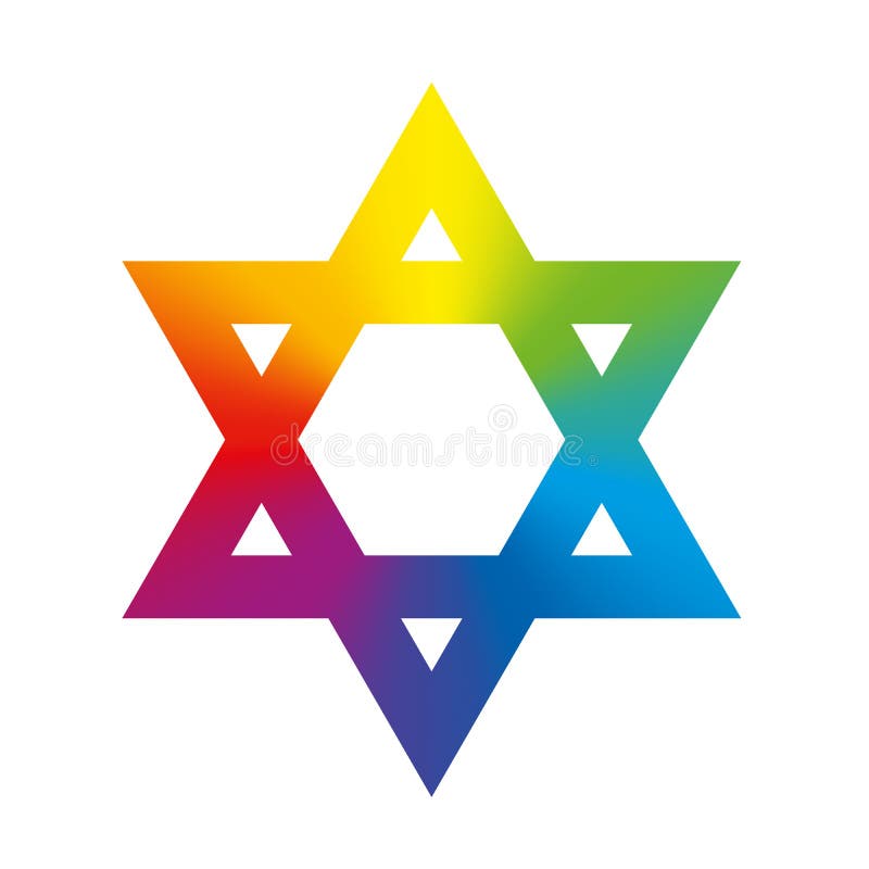 Jewish Star Coloring Stock Illustrations – 176 Jewish Star Coloring ...