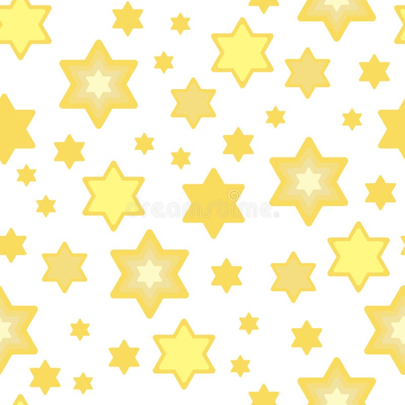 Star of David Seamless Pattern Vector Illustration Stock Vector ...