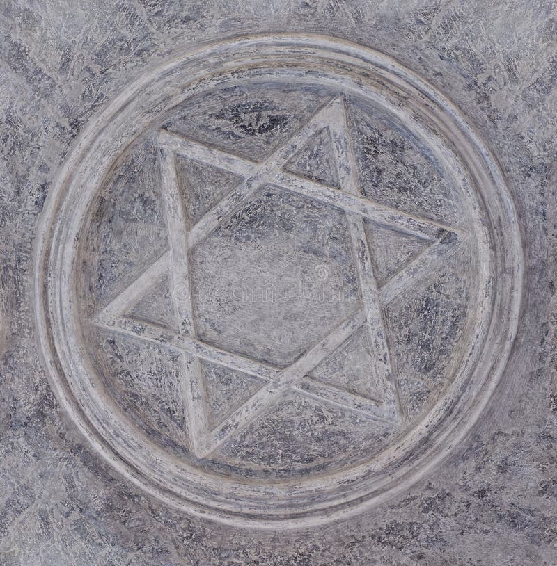Star of David sign stock image. Image of relief, david - 99911791