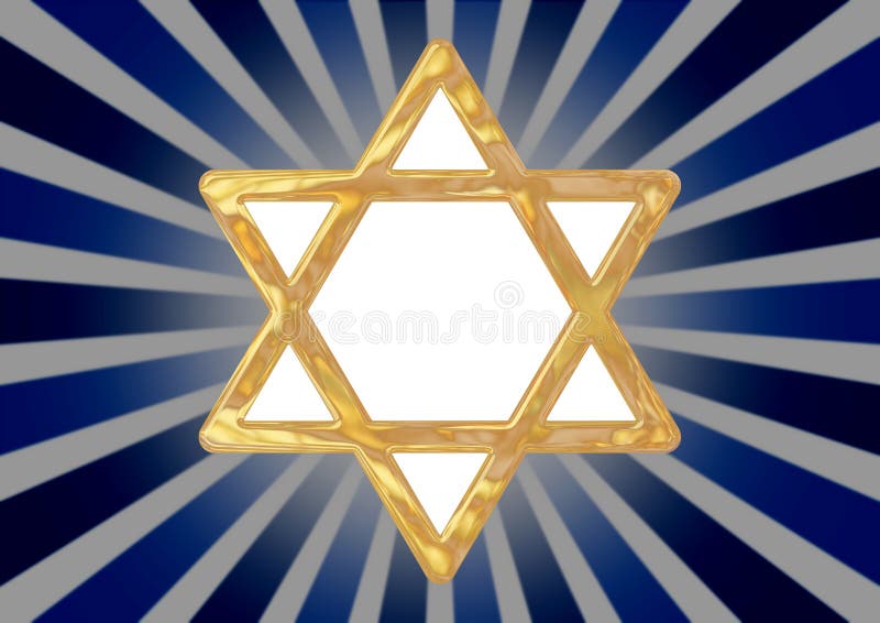 Star of David symbol stock illustration. Illustration of patriotic ...