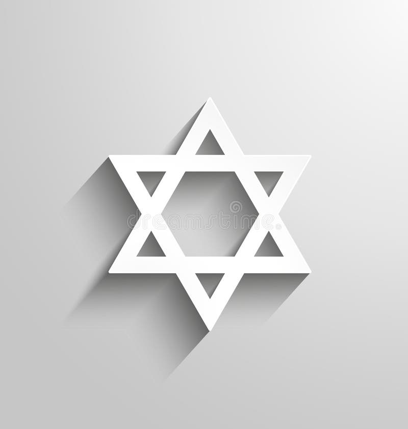 David Star Symbol. 3d Blue Render Illustration Stock Illustration ...