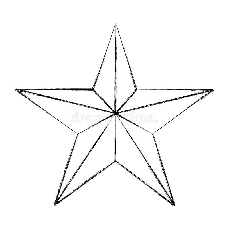 Star Decorative Isolated Icon Stock Vector - Illustration of decoration ...