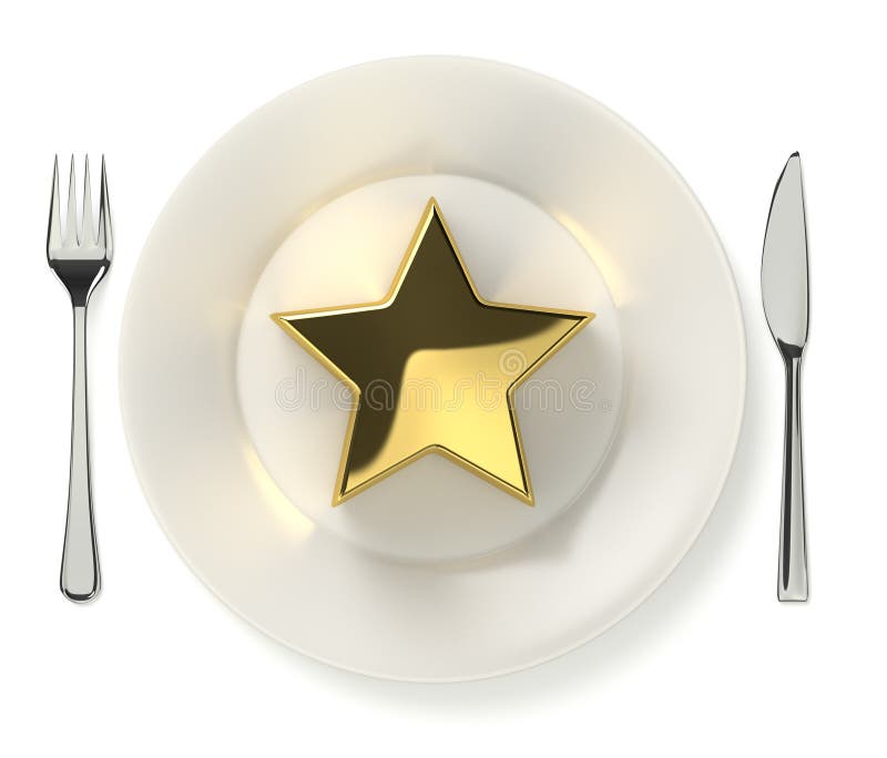 Star dish stock illustration. Illustration of victory - 36182832