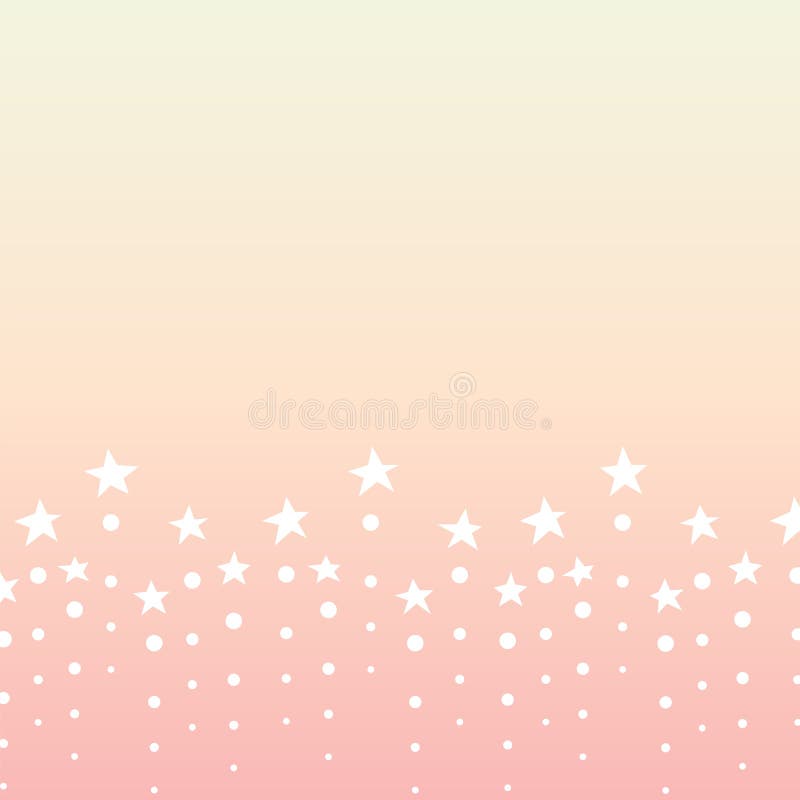 Star Dot Line Bottom Abstract Orange Background Stock Vector ...