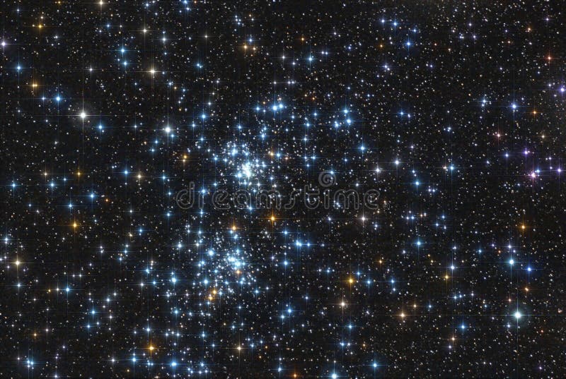 Star double cluster stock photo. Image of pleiades, night - 33152250