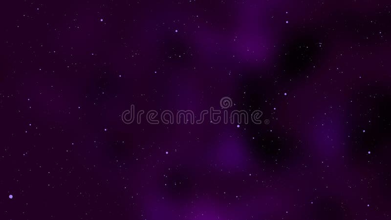 Star Dust and Particles Movement in Space, Starry Purple Sky, Galaxy ...