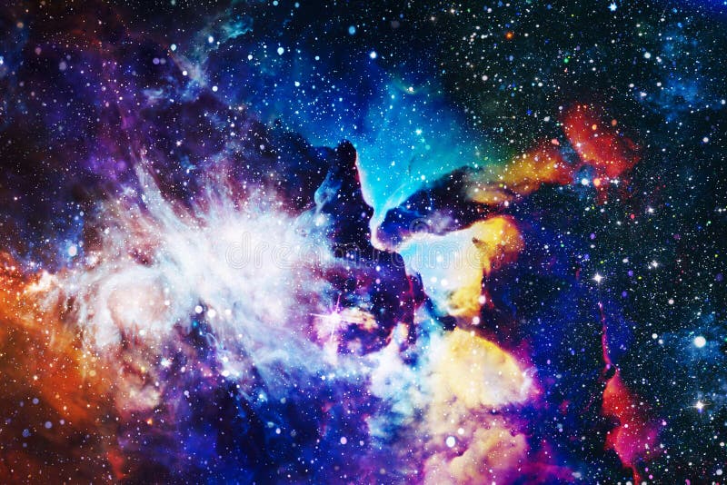 Colorful Nebula. Space Abstract Background . Elements of this Image ...