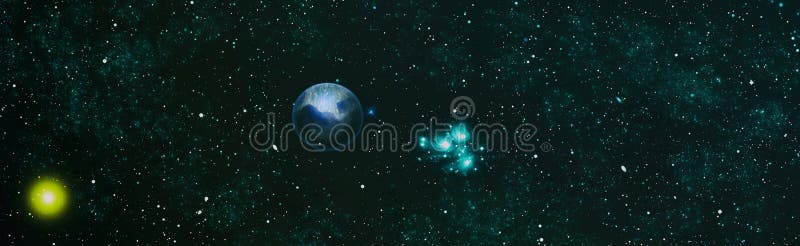 Star Dust and Pixie Dust Glitter Space Backdrop. Space Stars and Planet ...