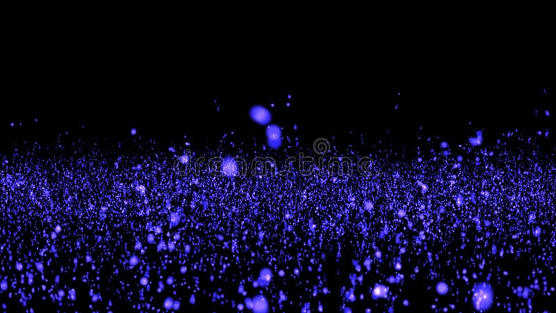 Blue Abstract Star Dot Isolated on Black Background Stock Illustration ...