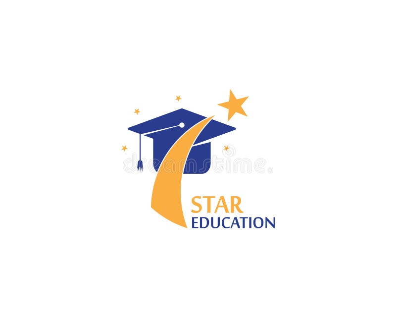 Star Education Logo Design Vector Stock Illustration - Illustration of ...