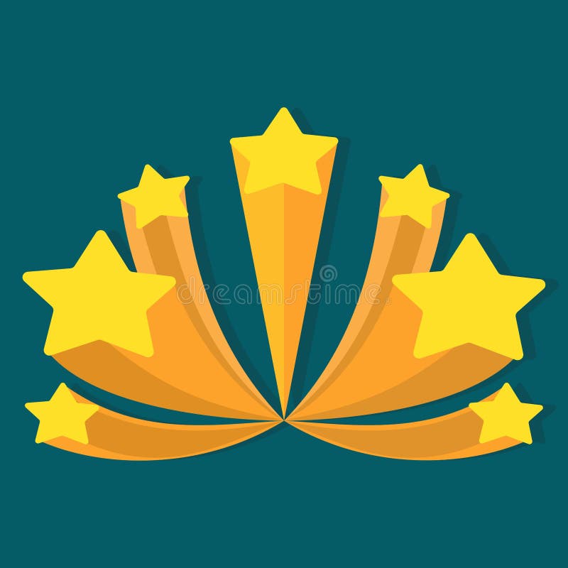 Star Effect. Fireworks. Stars Burst Elements on White Background. Star ...