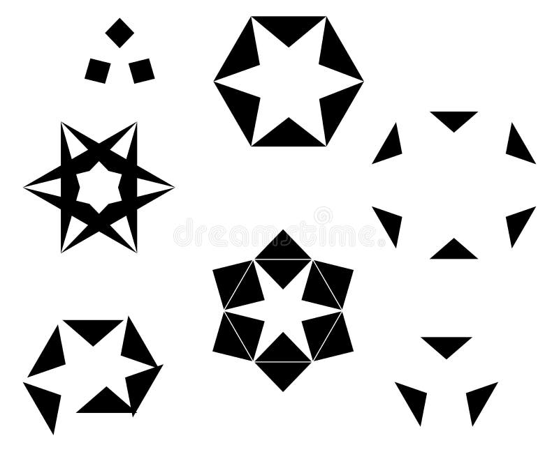 Star elements stock vector. Illustration of game, isolated - 97010770