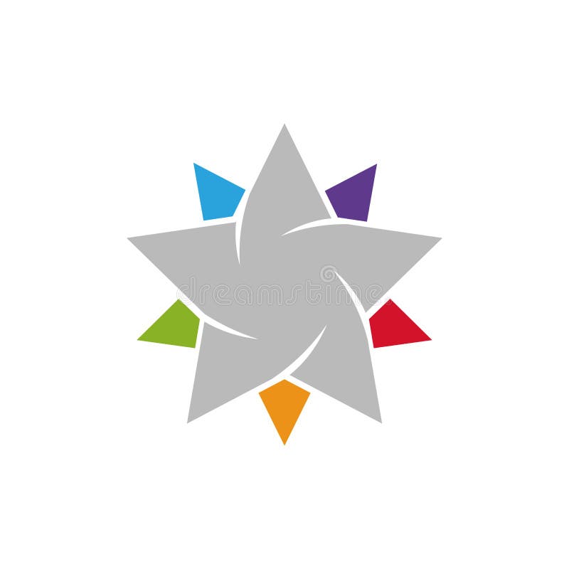 Star Logo Simple Symbol for Textile Star Icon Modern Corporate ...