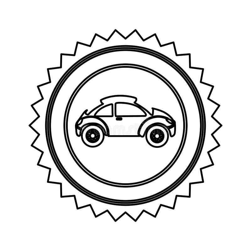 Star Emblem Sport Car Side Icon Stock Illustrations – 7 Star Emblem ...
