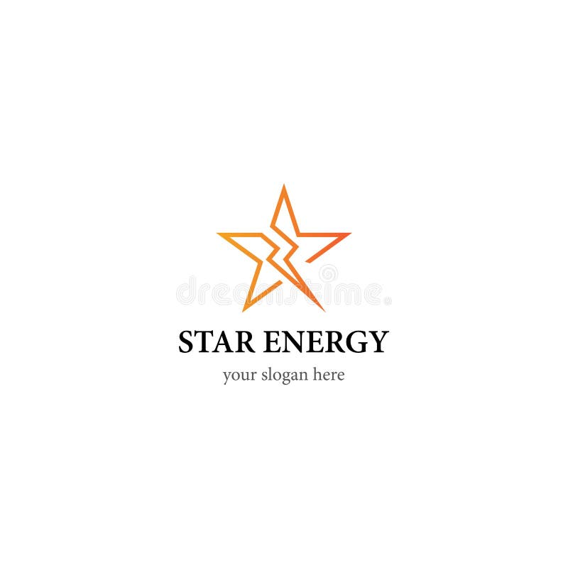 Star energy logo vector stock illustration. Illustration of vector ...