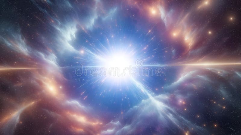 A Star that Exploded in Space, Forming a Nebula. Stock Footage - Video ...