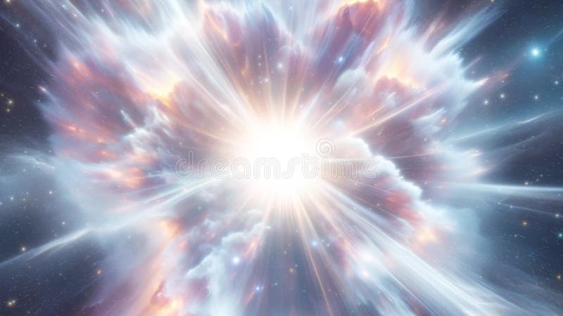 A Star that Exploded in Space, Forming a Nebula. Stock Footage - Video ...