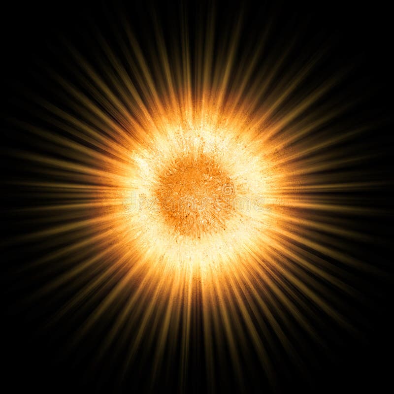 Star explosion stock illustration. Illustration of burning - 3948713