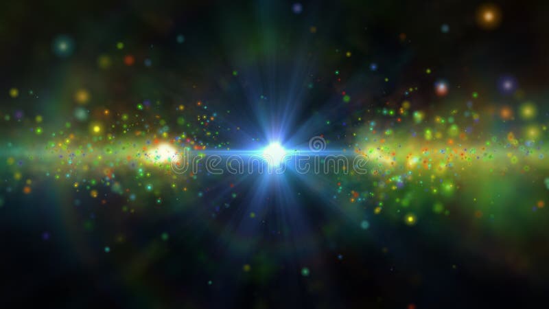 Star Explosion in a Galaxy of an Nebula Stock Illustration ...