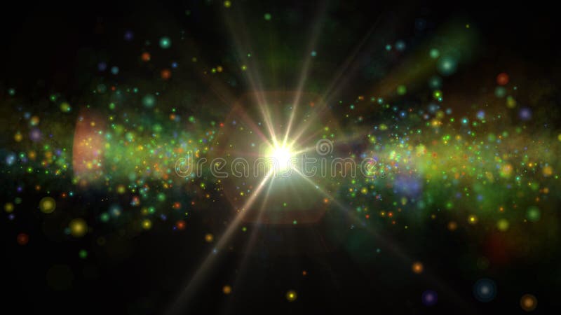 Star Explosion in a Galaxy of an Nebula Stock Illustration ...