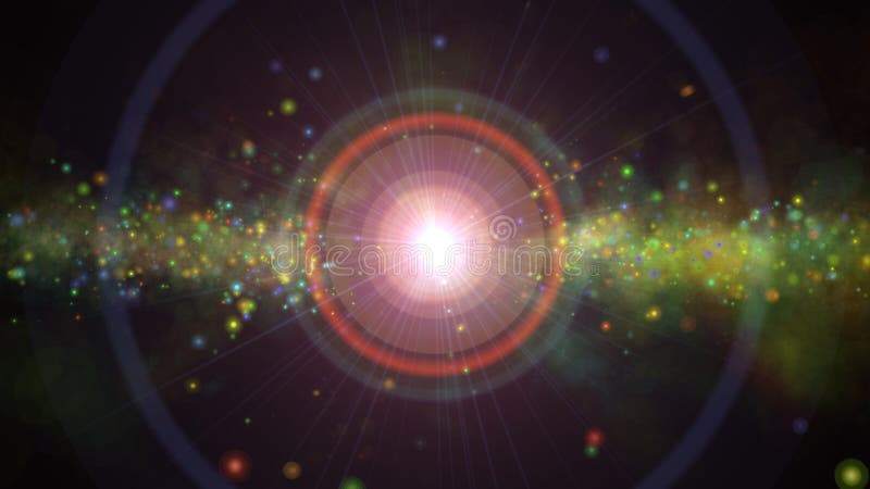 Star Explosion in a Galaxy of an Nebula Stock Illustration ...