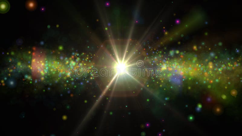 Star Explosion in a Galaxy of an Nebula Stock Illustration ...