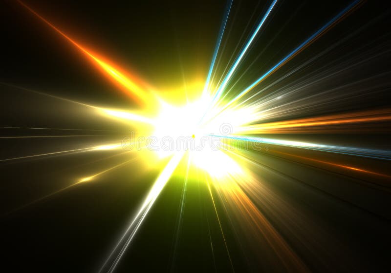 Star Explosion with Particles Stock Illustration - Illustration of ...