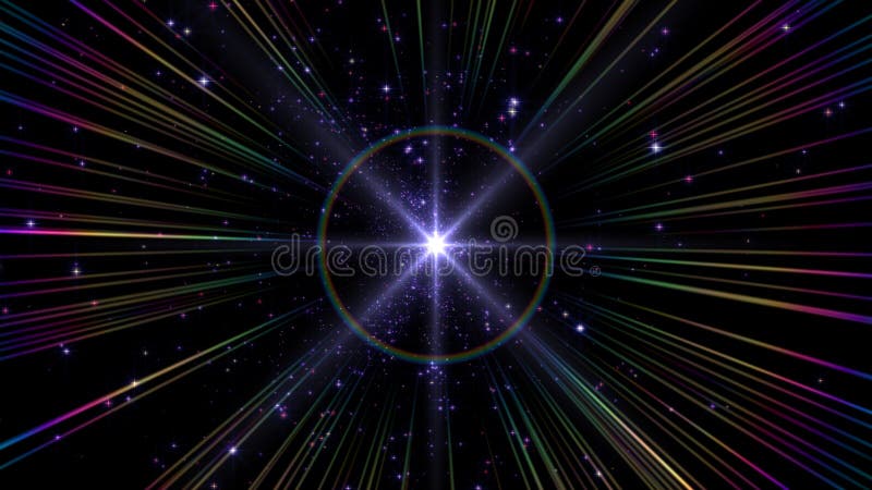 Star Explosion in Space, Star Ray Stock Illustration - Illustration of ...