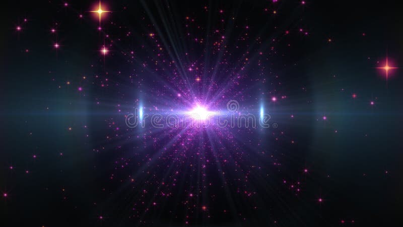 Star Explosion in Space, Star Ray Stock Illustration - Illustration of ...