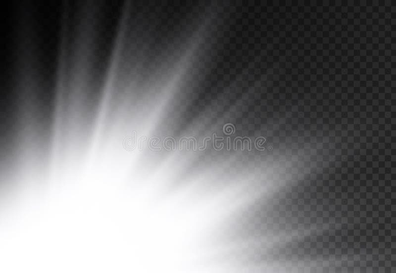 Star Explosion, White Glow Lights Sun Rays. Stock Vector - Illustration ...
