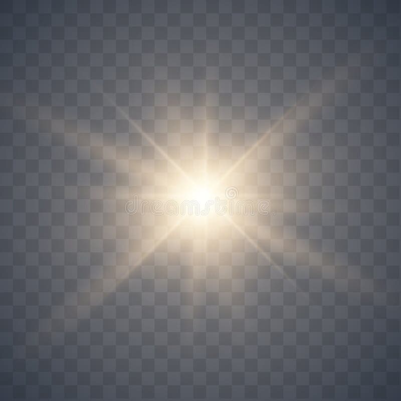 Star Explosion Vector Illustration, Glowing Sun. Sunshine Isolated ...