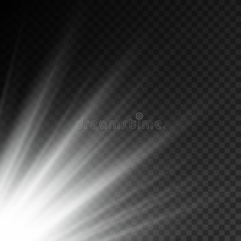 Star Explosion, White Glow Lights Sun Rays. Stock Vector - Illustration ...