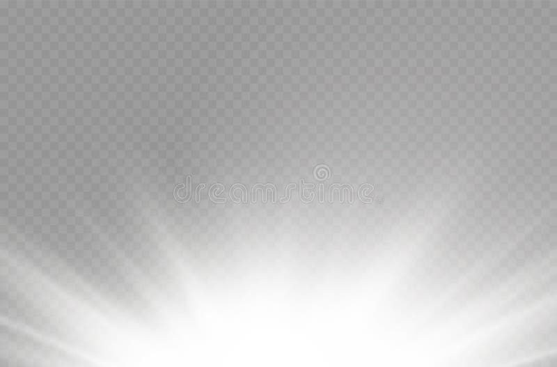 Star Explosion, White Glow Lights Sun Rays. Stock Vector - Illustration ...