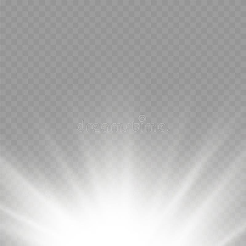 Star Explosion, White Glow Lights Sun Rays. Stock Vector - Illustration ...