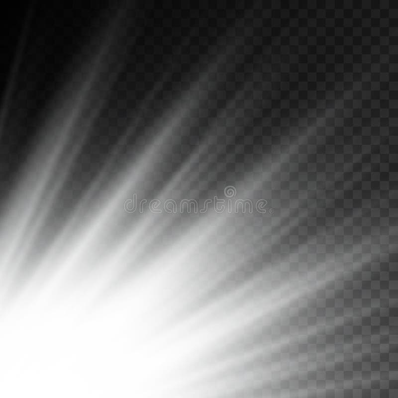 Star Explosion, White Glow Lights Sun Rays. Stock Vector - Illustration ...
