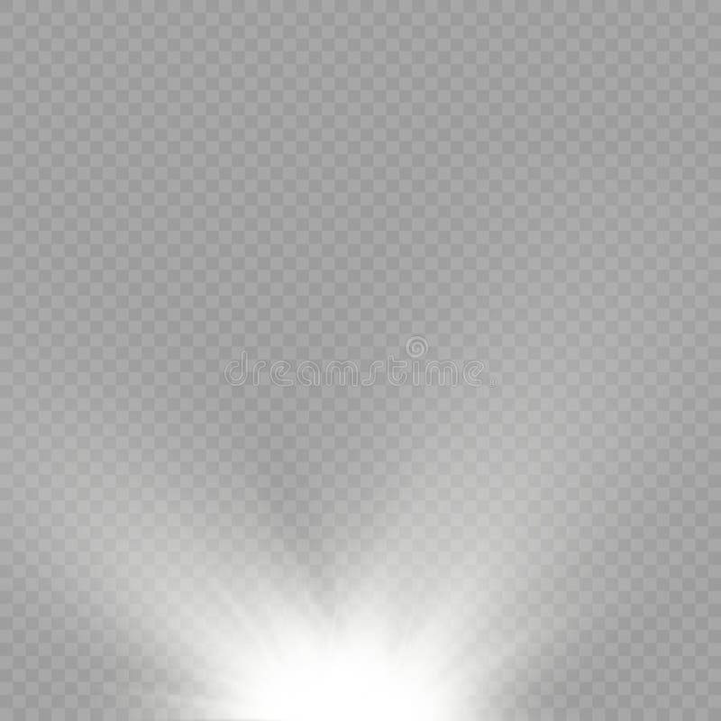 Star Explosion, White Glow Lights Sun Rays. Stock Vector - Illustration ...
