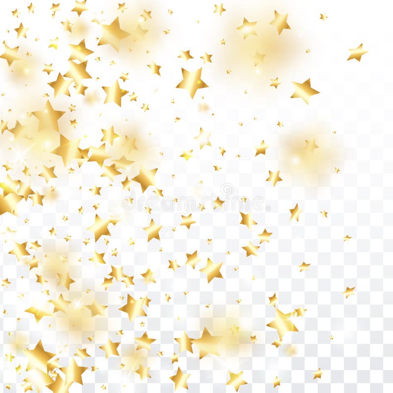 Star Falling Confetti Background. Stock Vector - Illustration of ...