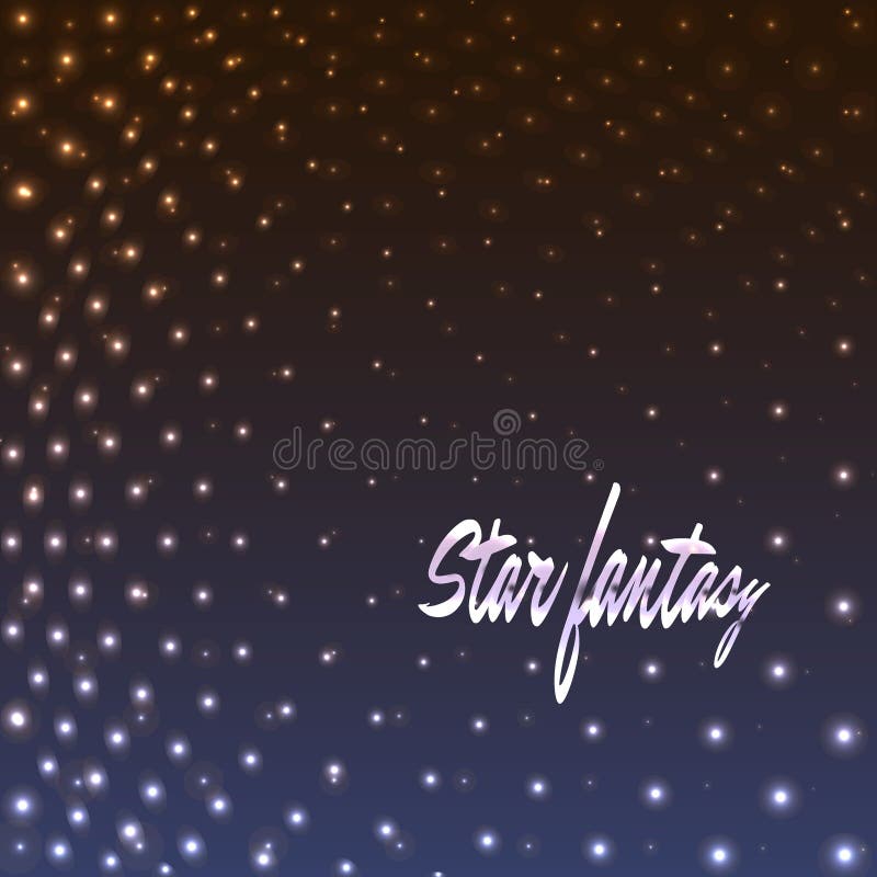 Star fantasy, dotted stock vector. Illustration of abstract - 90027821