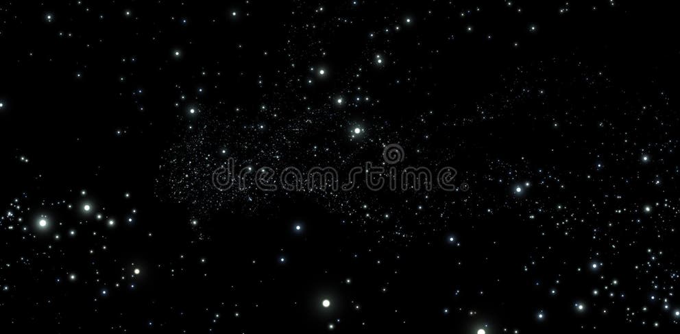 Star field 3d illustration stock illustration. Illustration of design ...