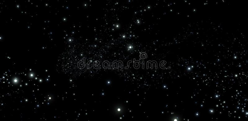 Star field 3d illustration stock illustration. Illustration of night ...