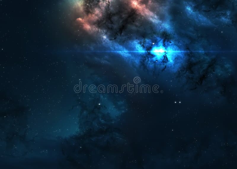 Star Field in Deep Space Many Light Years Far Stock Photo - Image of ...