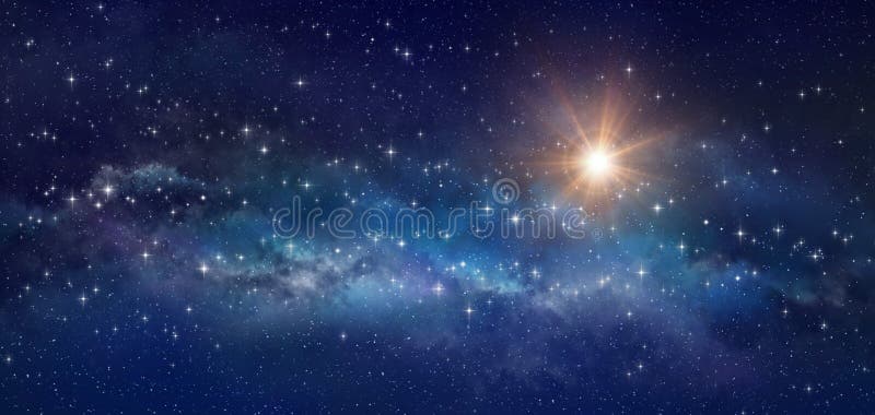 Star field in outer space stock photo. Image of astronomy - 92072990