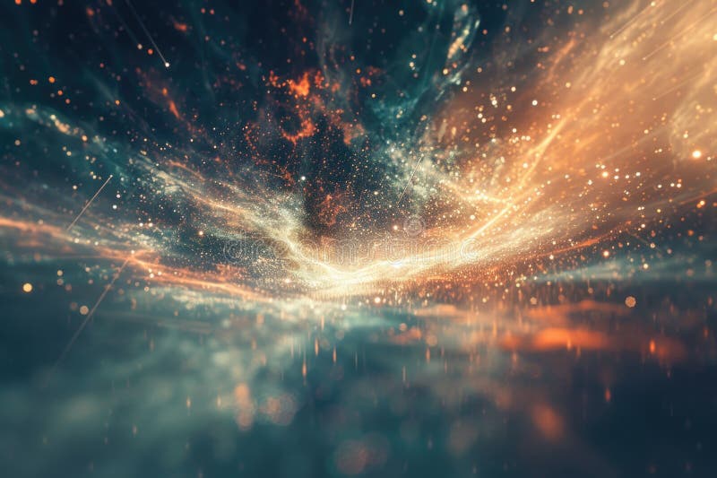 A Star-filled Night Sky with Vast Amounts of Cosmic Dust Stock Image ...