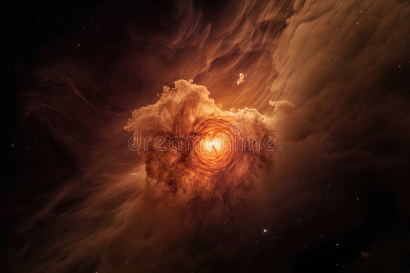 Star in the Final Stages of Its Birth, with a Protoplanetary Disk and ...