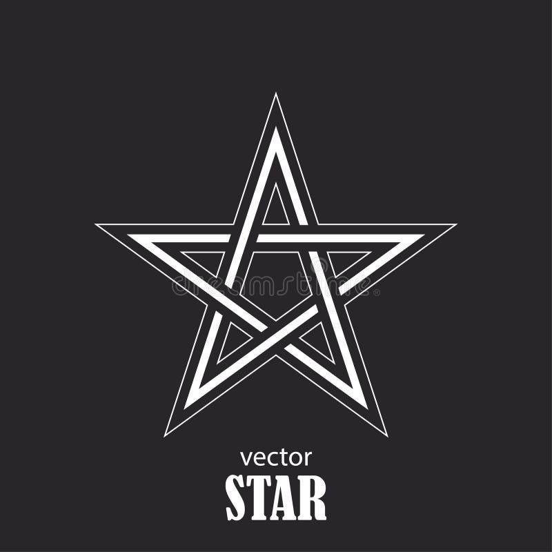 Star Flat Abstract Symbol. Popularity Concept Stock Vector ...