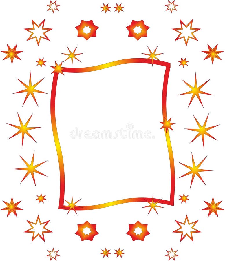 Star Frame stock illustration. Illustration of abstract - 17110883